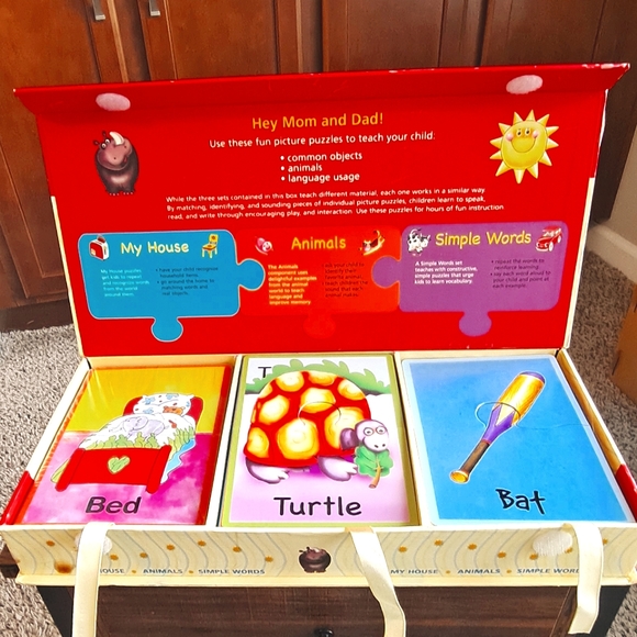 Spice Box | Toys | First Words Picture Puzzle Set | Poshmark